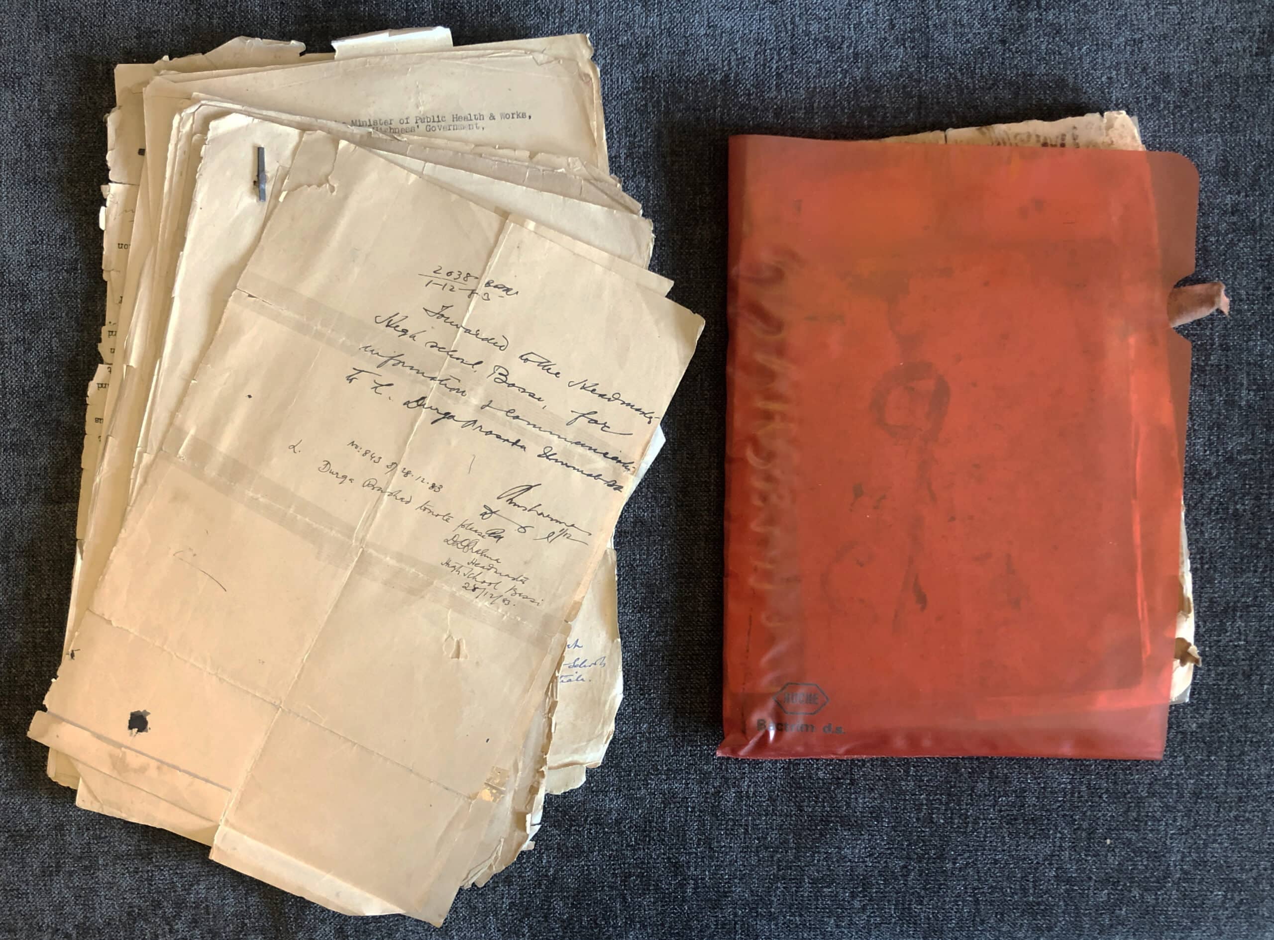 Bauji's red file - Museum of Material Memory